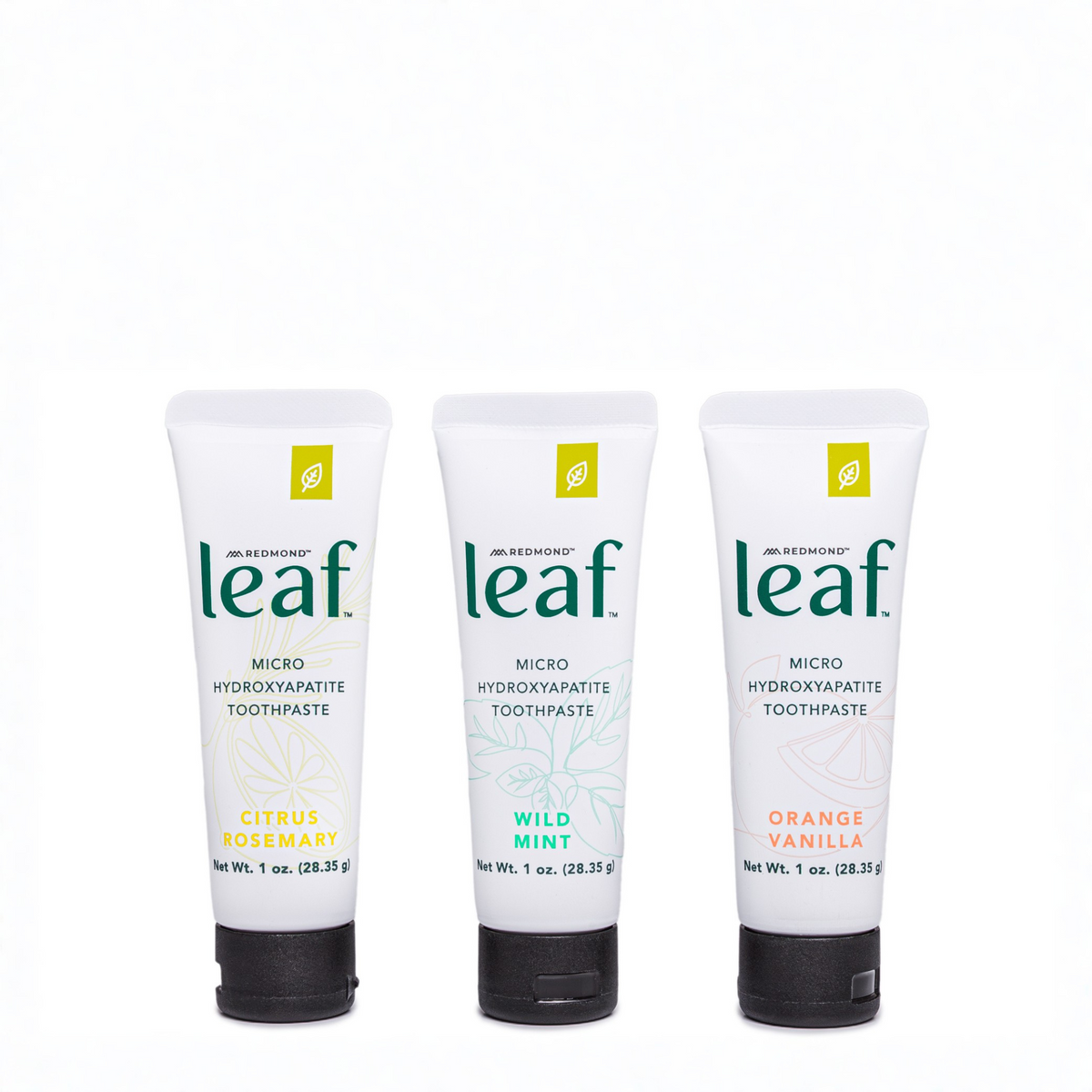 Leaf Toothpaste 1 oz Tubes | Redmond Life
