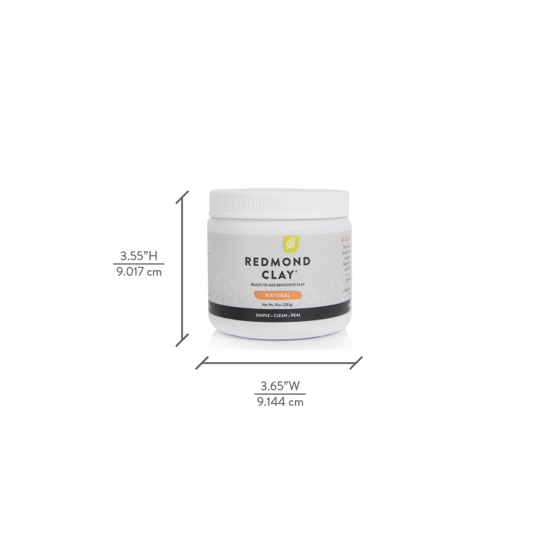 Redmond Ready-to-mix Bentonite Clay 10 oz Jar / Default Title | Redmond ...