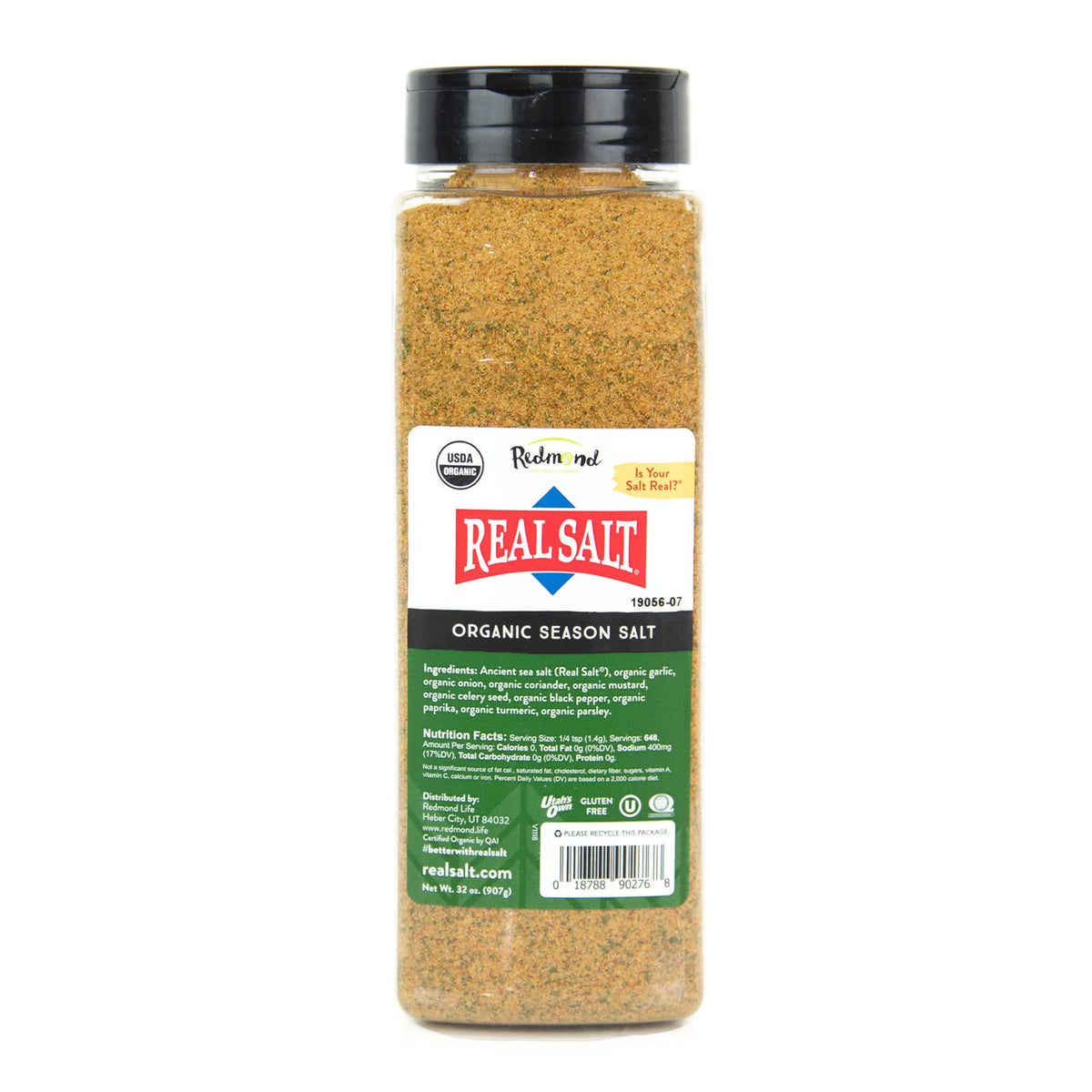 Real Salt® Organic Season Salt (32 oz.) | Redmond Life