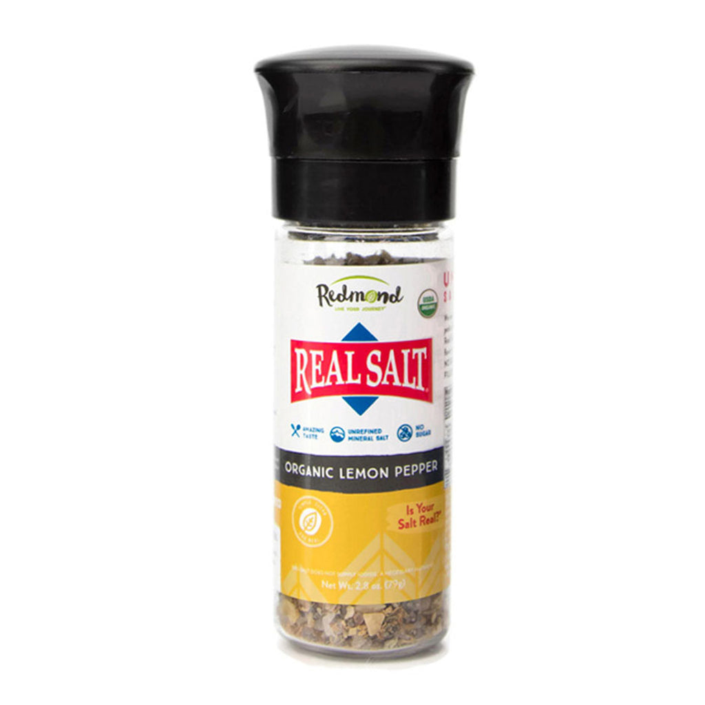 Real Salt® Organic Lemon Pepper Grinder / Default Title | Redmond Life