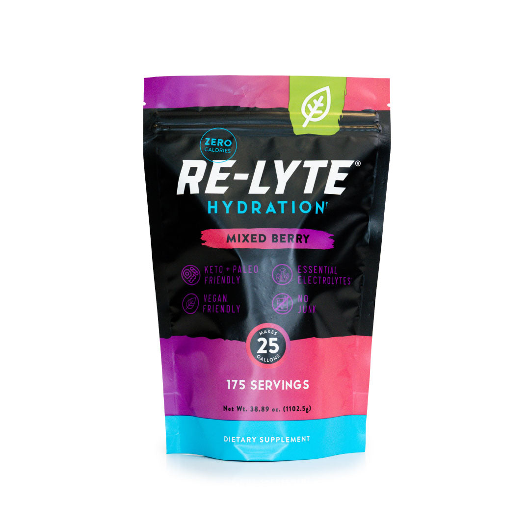 Re-Lyte Hydration Electrolyte Powder Bulk Pouch 175 Servings | Redmond Life