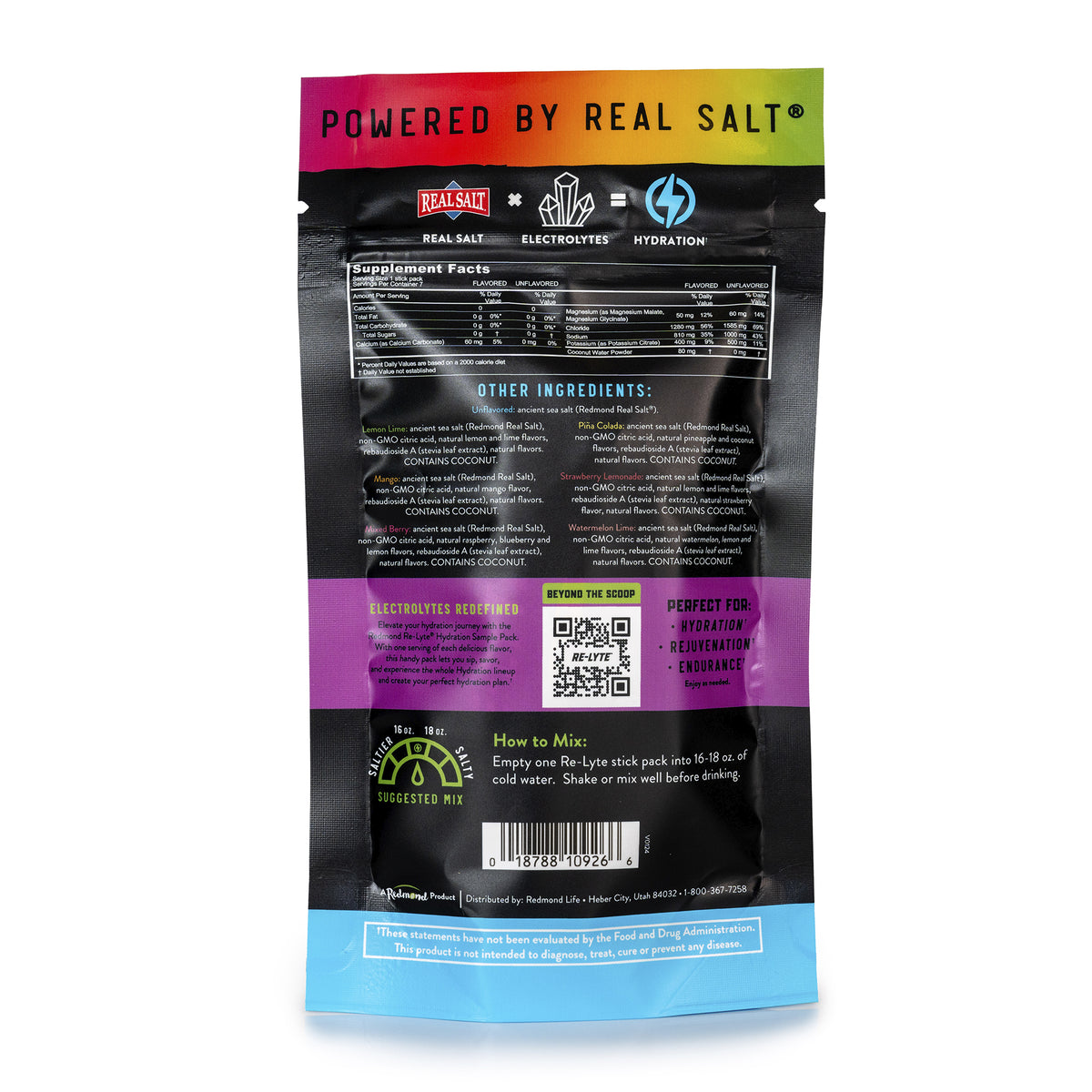 Re-Lyte® Hydration Electrolyte Powder Sample Pack (7 ct.) / Default ...