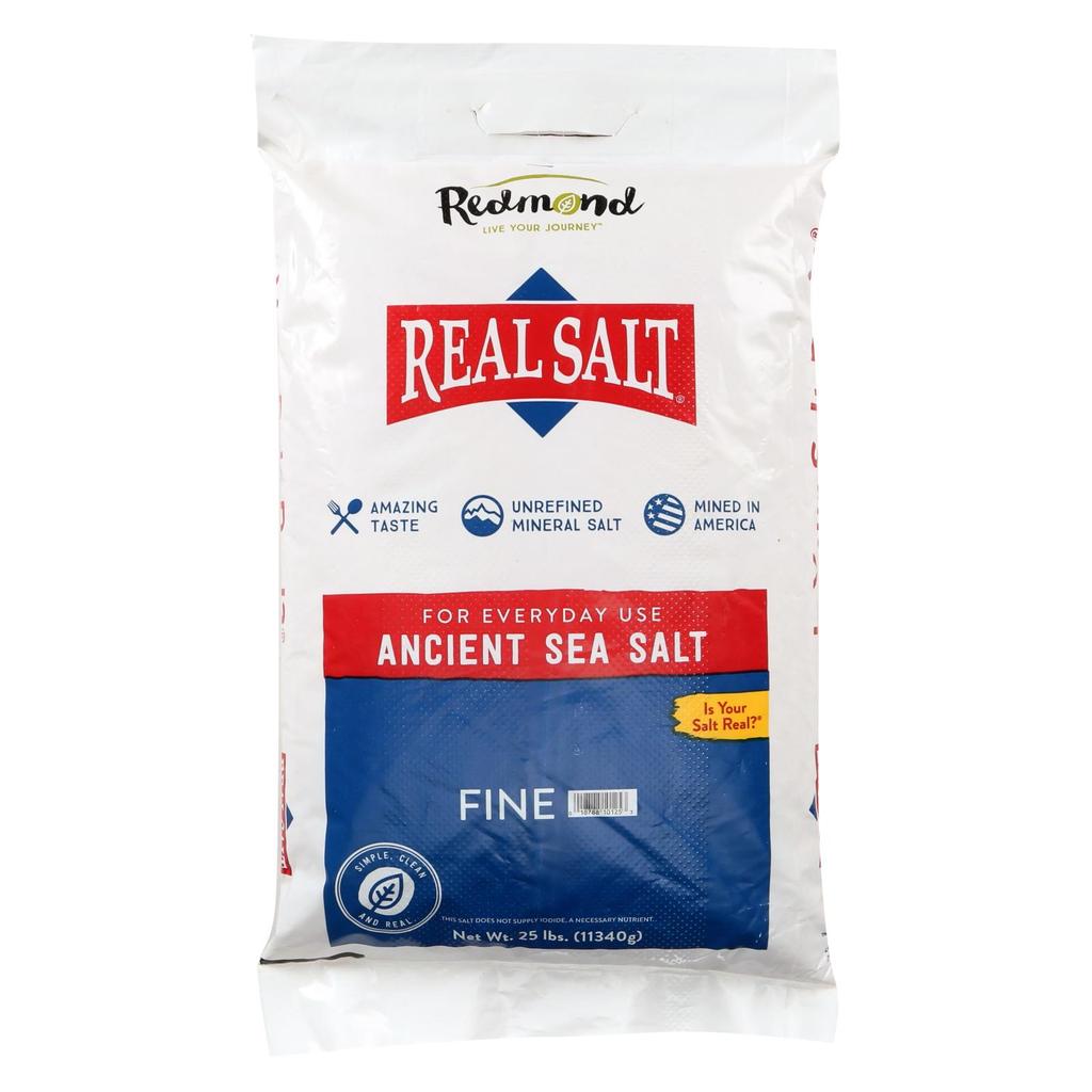 Real Salt® Fine Bulk (25 lb.) / Default Title | Redmond Life