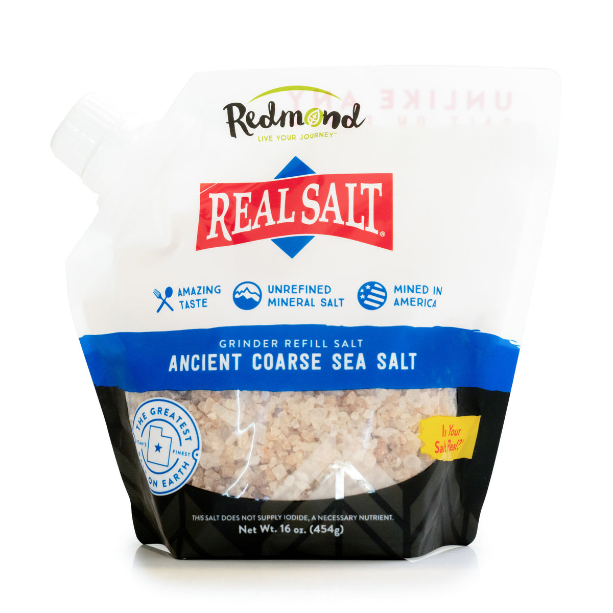 Real Salt Coarse 16 oz Pouch | Redmond Life